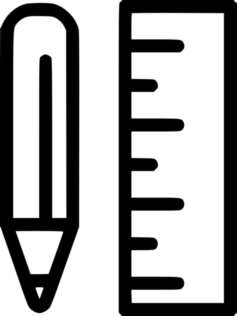 Pencil Ruler Icon Clipart Ruler Drawing Computer Icons Ruler Drawing