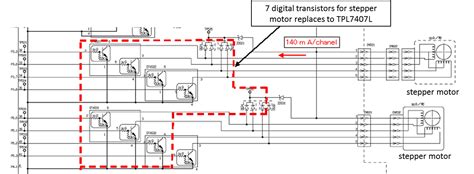 Tpl7407l Stepper Motor Driver Interface Forum Interface Ti E2e Support Forums