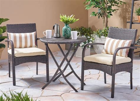 Bistro Set For A Small Balcony Top 3 Wicker Sets