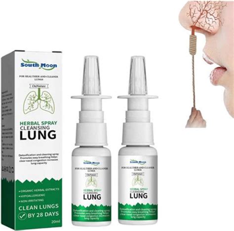 Onnature Organic Herbal Lung Cleanse And Repair Nasal Spray Pro 2023 New