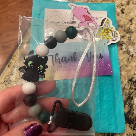 Sugar Skull Pacifier Clip Etsy