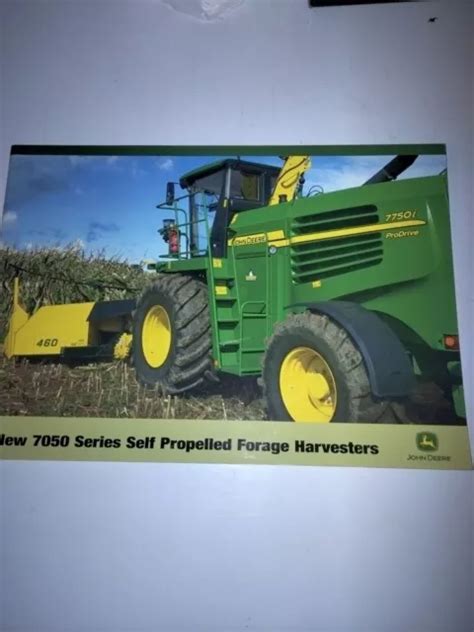 John Deere 7050 Series Self Propelled Forage Harvesters Sale Brochure