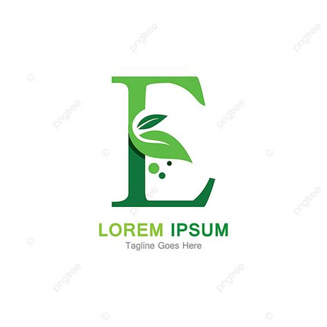 E Leaf Vector Png Images Letter E With Leaf Logo Concept Template Design Symbol Floral
