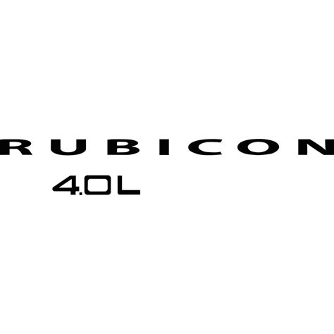 Rubicon Logo Vector Logo Of Rubicon Brand Free Download Eps Ai Png