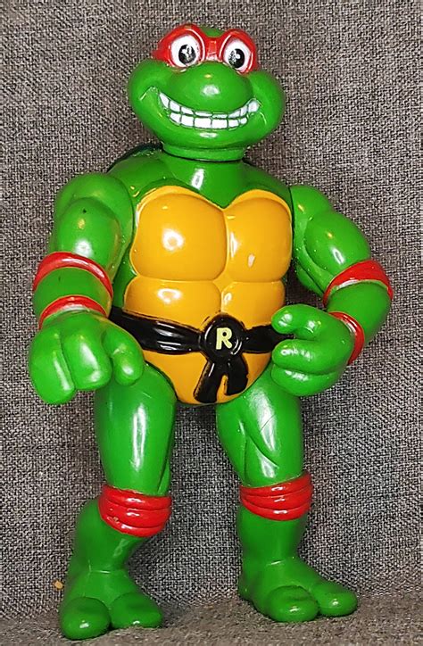 Teenage Mutant Ninja Turtles Tmnt Toon Turtles Head Spinning Raph 1992 Playmates Toys
