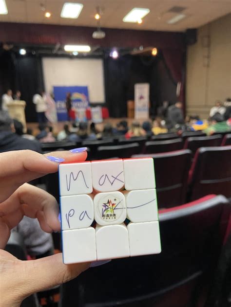 solved and signed r cubers