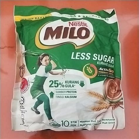 Jual Milo Less Sugar Malaysia Nestle Milo Kurang Gula Shopee Indonesia