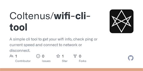 Github Coltenuswifi Cli Tool A Simple Cli Tool To Get Your Wifi