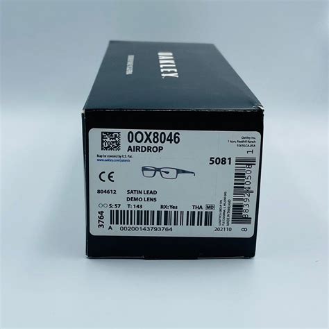 Oakley Airdrop Satin Lead 57 Mens Fashion Watches And Accessories