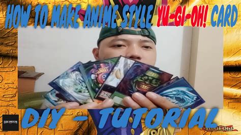 HOW TO MAKE ANIME STYLE YU GI OH CARD TUTORIAL DIY YouTube