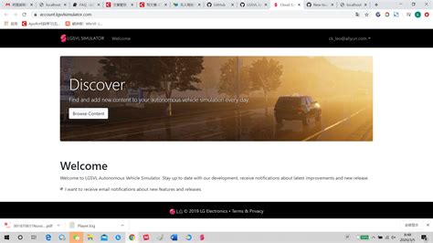 cannot open web browser localhost 8080 after launching lgsvl simulator