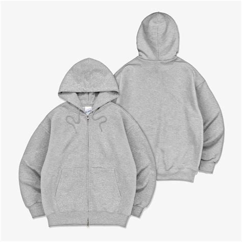 비캔버스 단체 데일리 오버핏 2way 후드집업 제작 마플