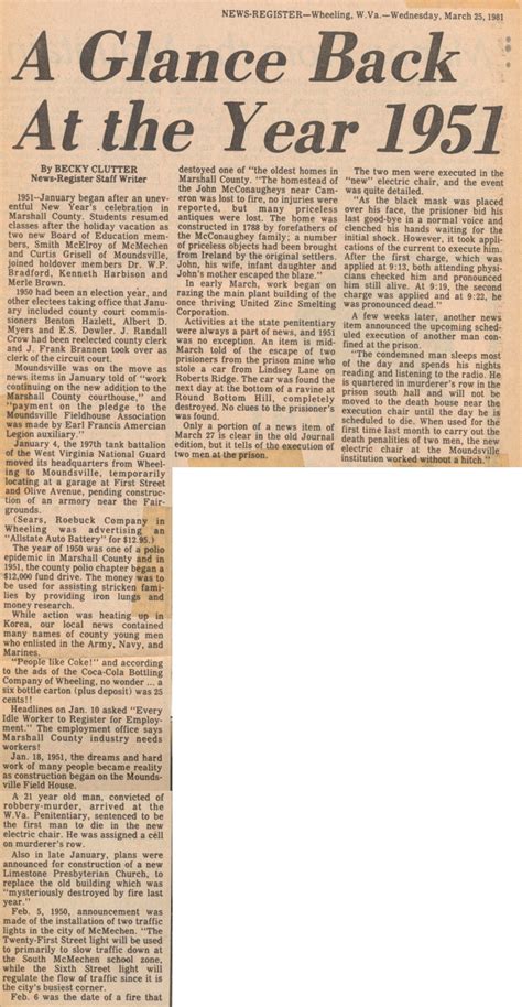 Becky Hadly Clutter Columns Wheeling News Register