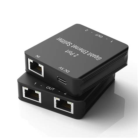 Getuscart Rj45 Ethernet Splitter Rj45 Splitter High Speed 1000mbps