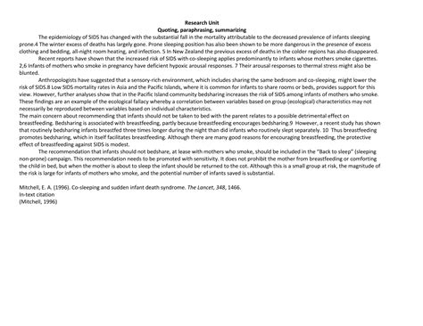 Quoting Paraphrasing And Summarizing PPT