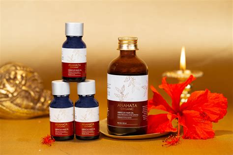 Hibiscus Hair Oil Colour Restoration And Hair Softening Anahata Organic