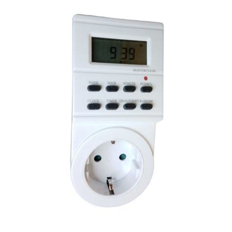 Timer Programable Digital Enchufable 220v 50hz Schuko Compel S R L