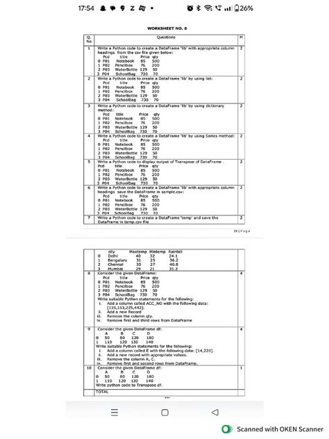 Ip Worksheet Pdf