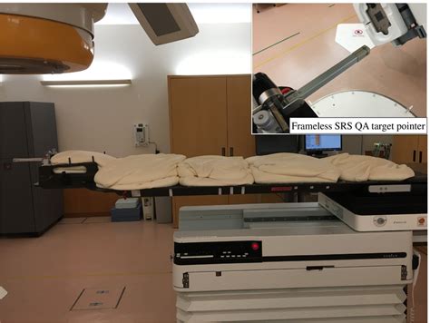 The Aspect Of The Frameless Srs Qa Target Pointer On The Weighted Couch
