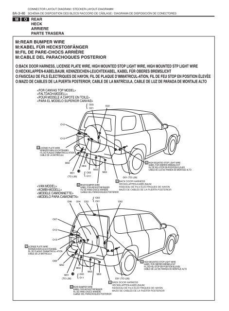 CONNECTOR LAYOUT DIAGRAM