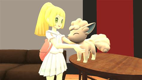 Lillie And Vulpix By Mansantos On Deviantart