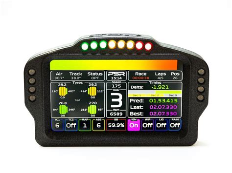 Sim Racing Dashboard Touchscreen Display Leds Rpm Simhub Gt Etsy