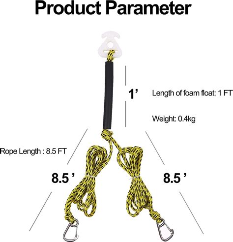 Jranter Watersports Heavy Duty Tow Harness 18 Feet Ideal For Towing 1