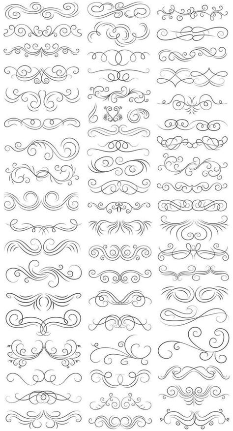 Vector Graphic Elements For Design Vector Elements Swirl Elements