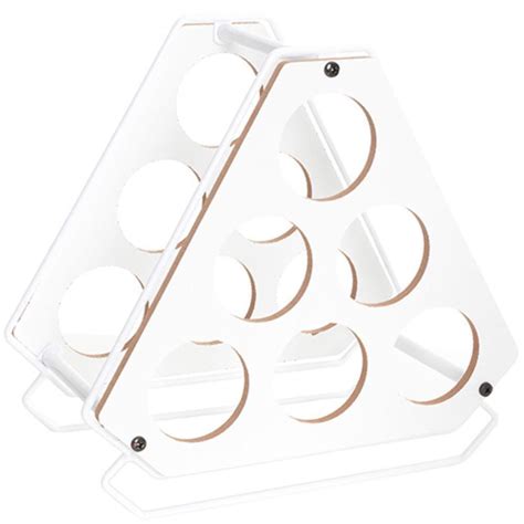 Adega De Bancada Trian Para 06 Garrrafas Branca 39cm Madeiramadeira