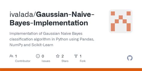 Releases Ivalada Gaussian Naive Bayes Implementation GitHub