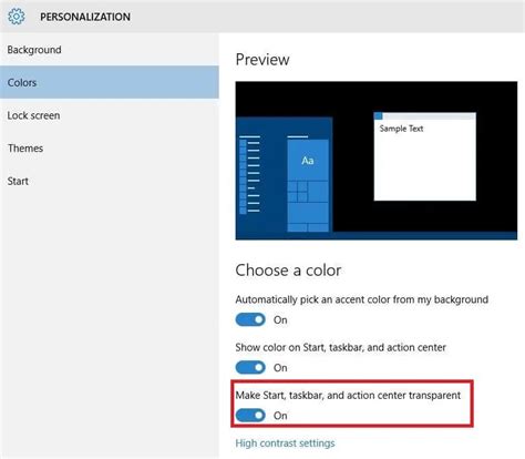 Windows 10 Make Taskbar Opaque 2018 Bxeeditor