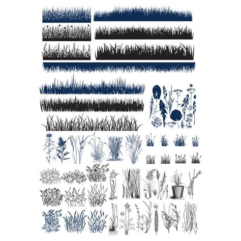 Grass Decal 10 X 145cm Lead Free Warm Glass