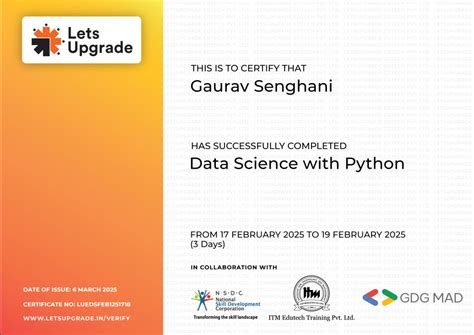 Proud To Share That I Had Completed The Data Science With Python And Cybersecurity And Ethical