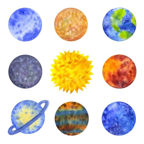 Planetas Del Sistema Solar Mercurio Venus Tierra Marte Júpiter Saturno