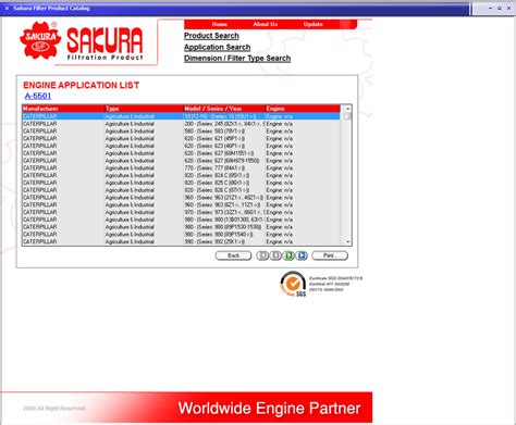 Sakura Filter Product Catalog Offline – Electronic Parts Catalogue