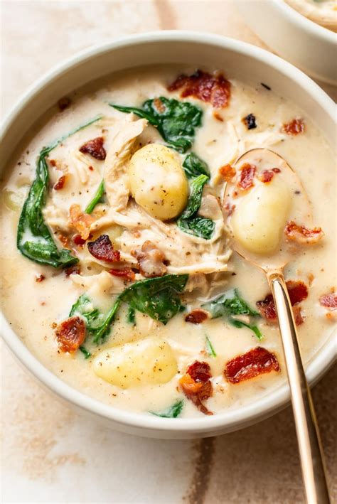 Chicken Bacon Gnocchi Soup • Salt And Lavender