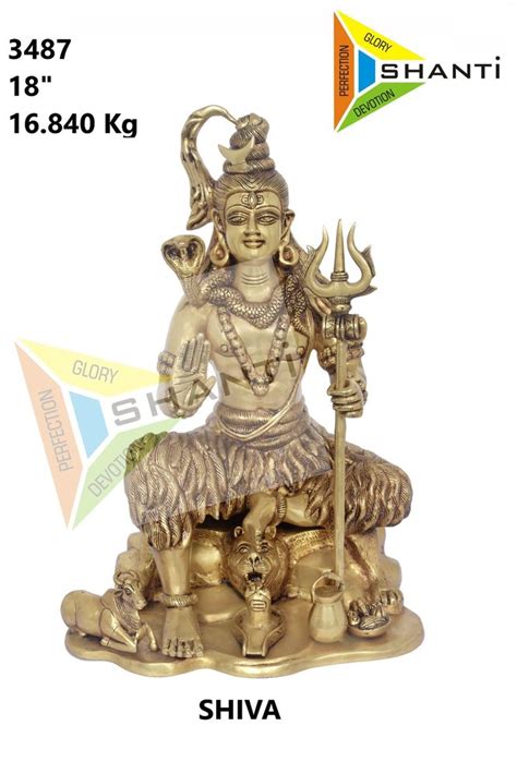 Brass Shiva Statue At ₹ 1153kg Brass Ganesh Statues In Aligarh Id