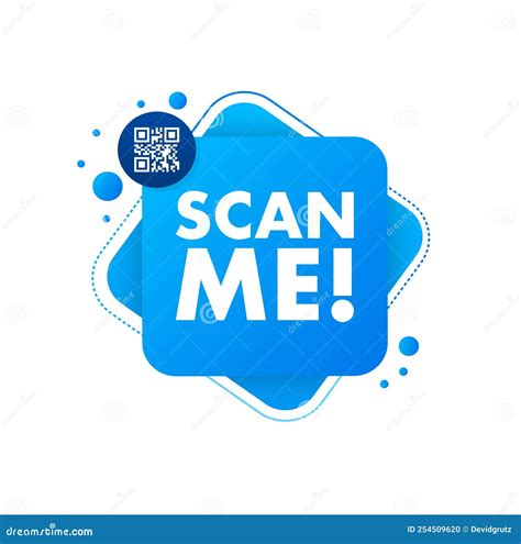 QR Code For Smartphone Inscription Scan Me With Smartphone Icon Qr