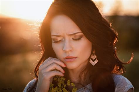 1920x1080 Resolution Woman In White Top In Shallow Focus Photography