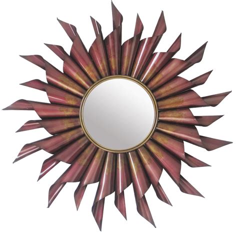 Metal Sunburst Wall Mirror Overstock