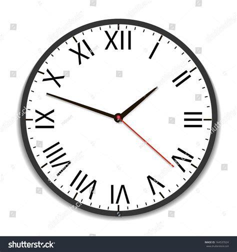 Old Vintage Clock Face Stock Vector Royalty Free 164537024 Shutterstock