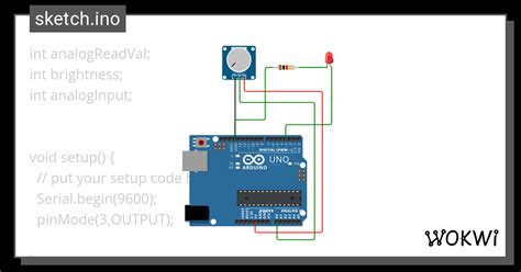 Potentiometer Wokwi ESP STM Arduino Simulator