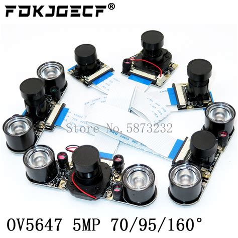 Raspberry Pi Night Vision Fisheye Camera MP OV Degree Focal Adjustable Camera