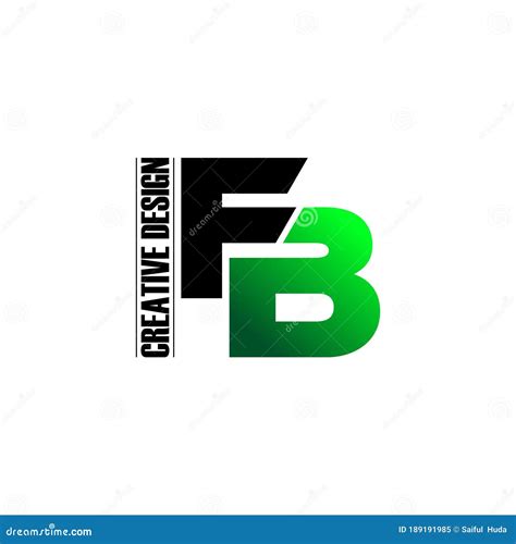 字母fb单字符徽标图标设计矢量图 向量例证 插画 包括有 身分 例证 图标 独自一个 圈子 徽标 189191985