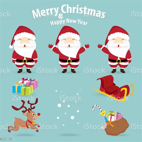 산타 클로스와 눈 테마 메리 크리스마스와 배경에서 새 해 복 많이 받으세요 12월에 대한 스톡 사진 및 기타 이미지 12월 겨울 계절 Istock