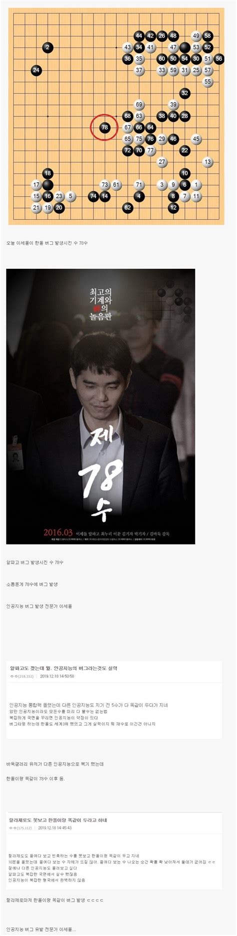이세돌 소름 돋는 점  유머 움짤 이슈 에펨코리아