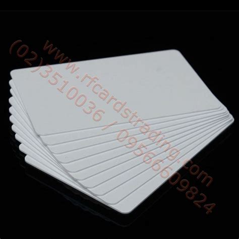 RFID 125KHz EM4100 PVC Proximity EM RFID Card Door Control Entry Access 0 9mm With SERIAL PRINT