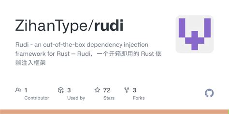GitHub ZihanType Rudi Rudi An Out Of The Box Dependency Injection Framework For Rust