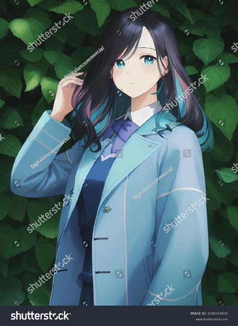 Anime Character Long Coat Over 22 Royalty Free Licensable Stock