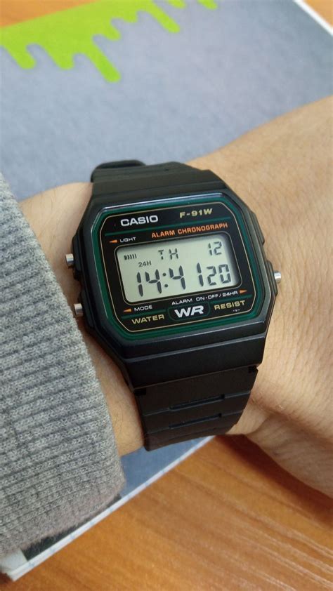 Casio F-91w наручные японские часы | Часы, Стиль, Модели